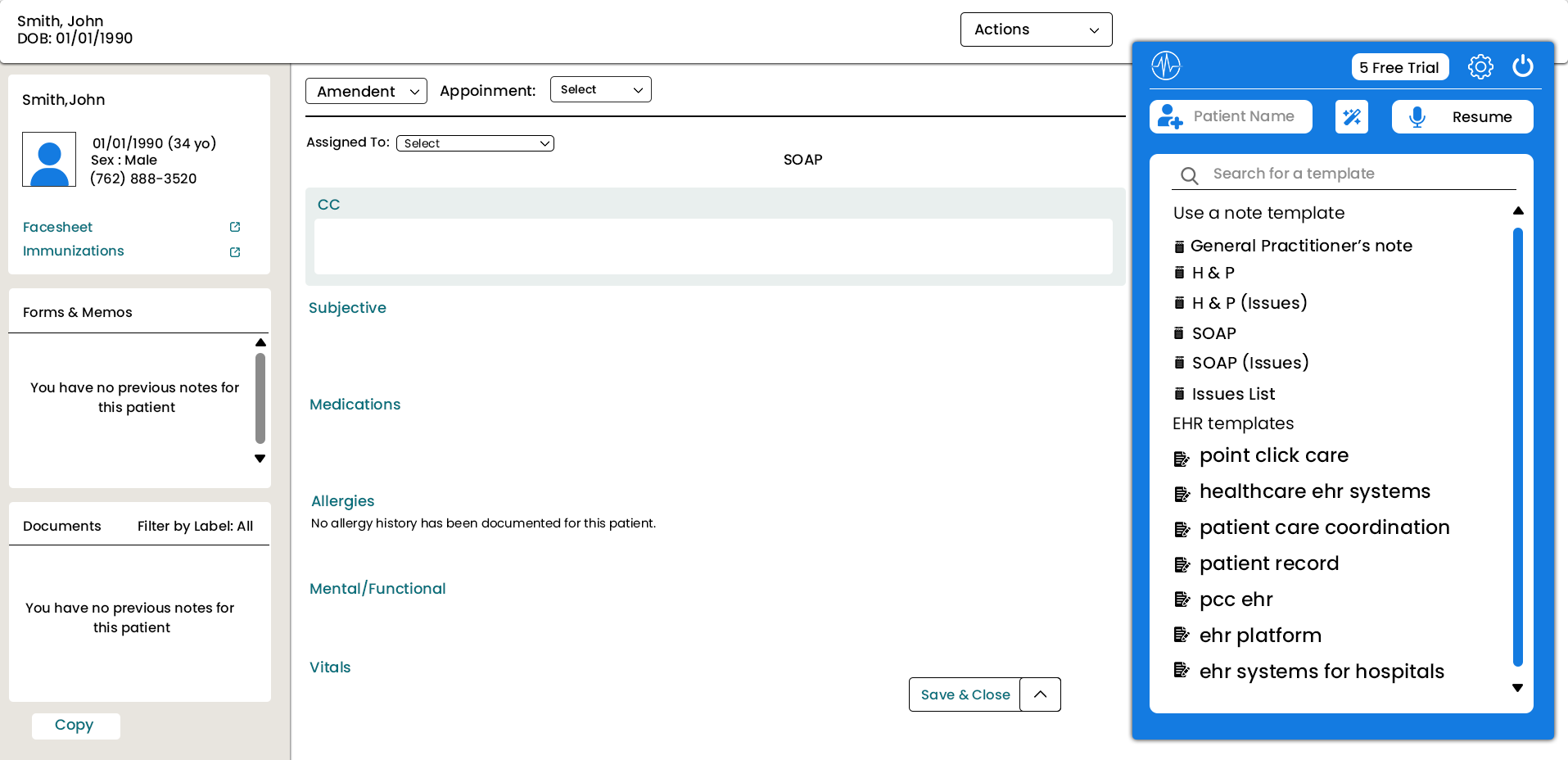 Tebra EHR AI Scribe Integration with RevMaxx